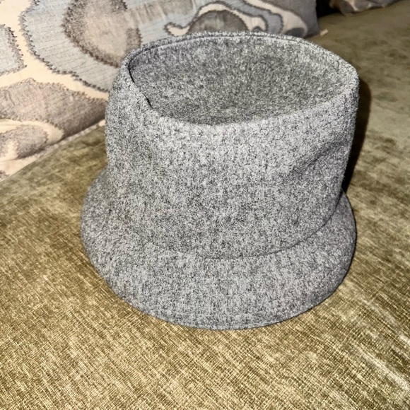 Kangol | Accessories | Vintage Kangol Lindale Trilby 879 Breton Bucket Heather Grey Wool Hat ...